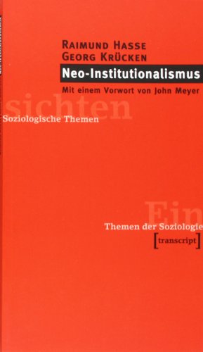 Neo-Institutionalismus von Raimund Hasse - Taschenbuch