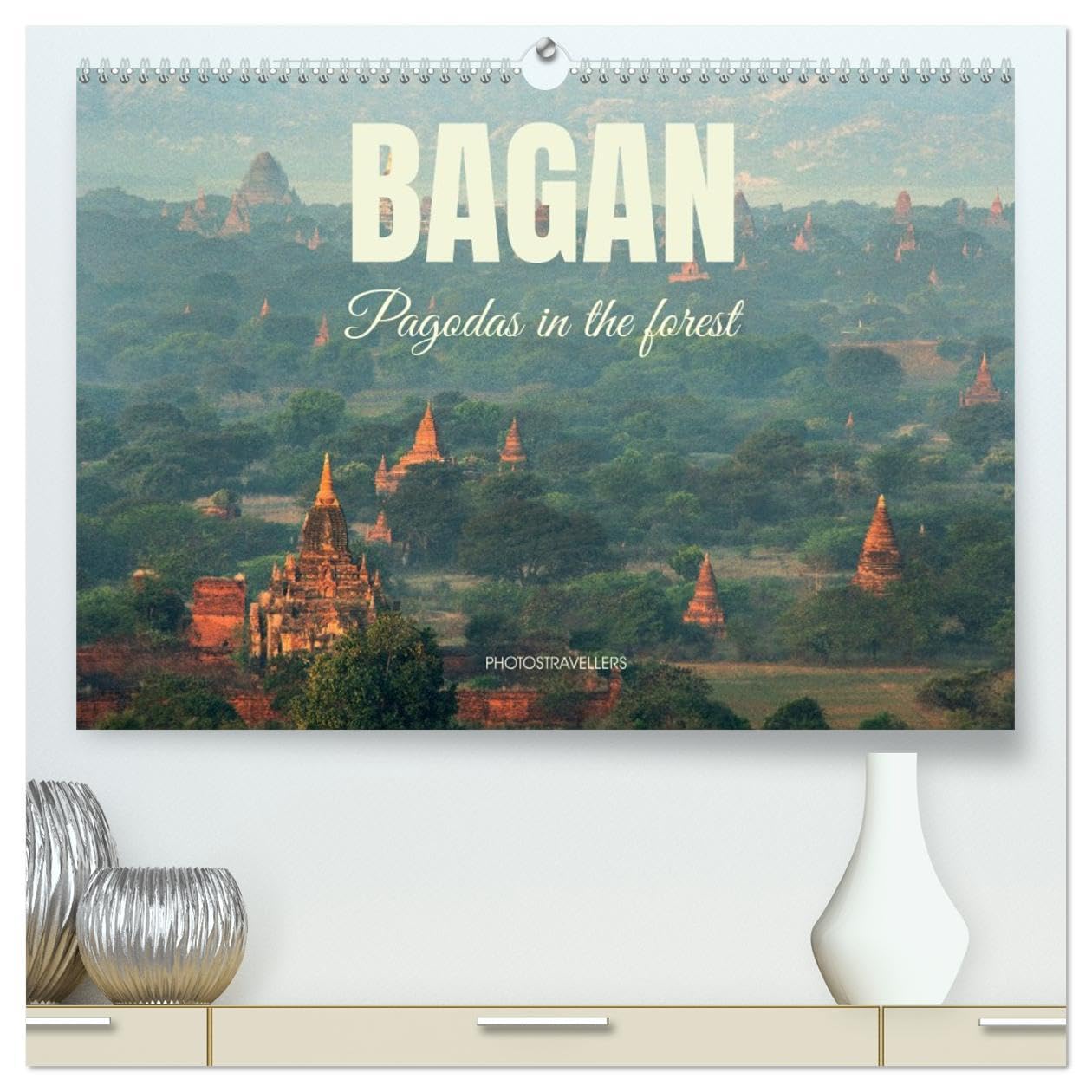 Bagan - Pagodas in the forest (High Quality Premium Wall Calendar 2026 ...