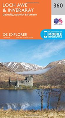Loch Awe and Inveraray 1 : 25 000 (OS Explorer Map) von Ordnance Survey ...