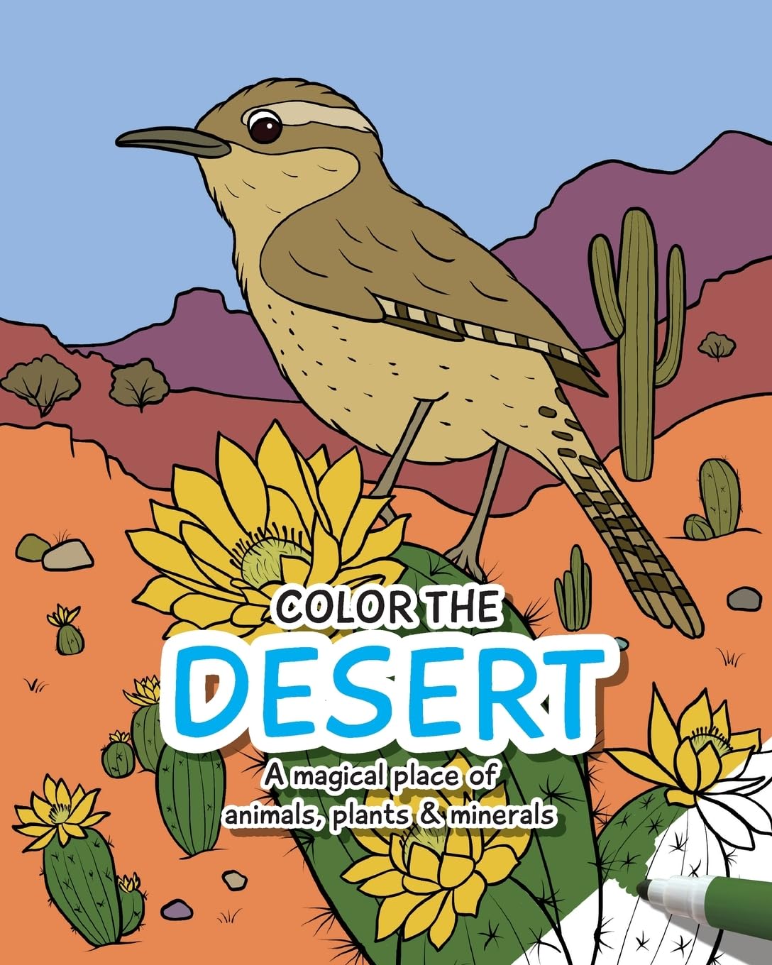 Coloring Adventures in the Desert: Desert Coloring Book: A Magical ...