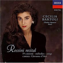 Cecilia Bartoli. Rossini recital de Cecilia Bartoli en CD Audio