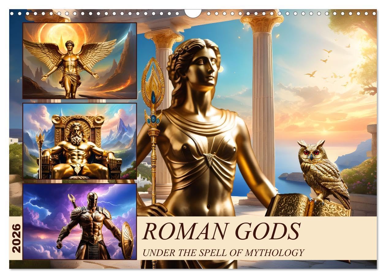 Roman Gods - under the spell of mythology (Wall Calendar 2026 DIN A3 ...