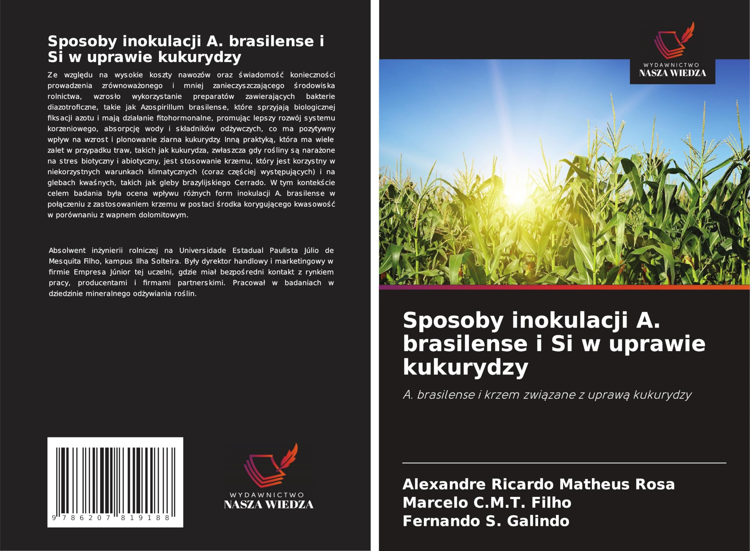 Sposoby inokulacji A. brasilense i Si w uprawie kukurydzy: A. brasilense i krzem zwi¿zane z ...
