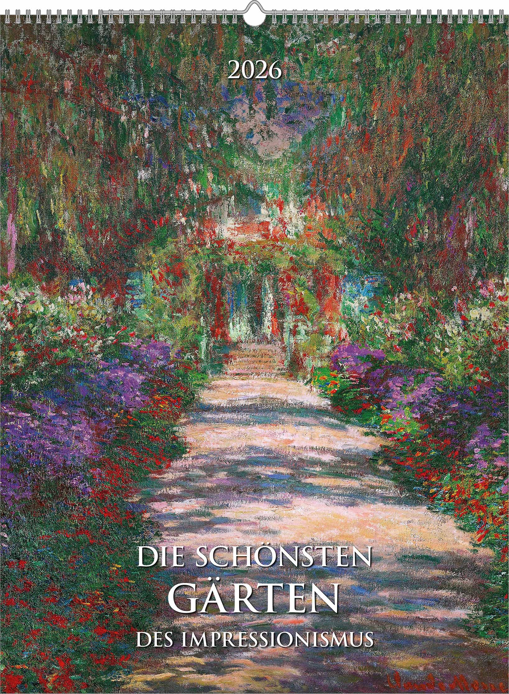 Die schönsten Gärten des Impressionismus 2026 - Bild-Kalender 42x56 cm ...