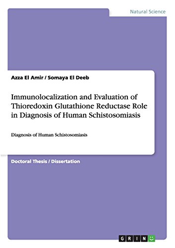 Immunolocalization and Evaluation of Thioredoxin Glutathione Reductase ...