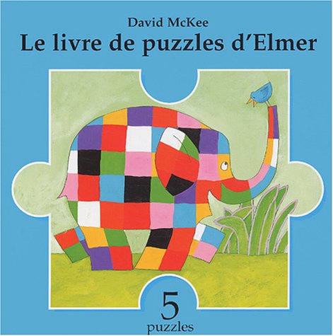 Le livre de puzzles d'Elmer de David McKee - Cartonné