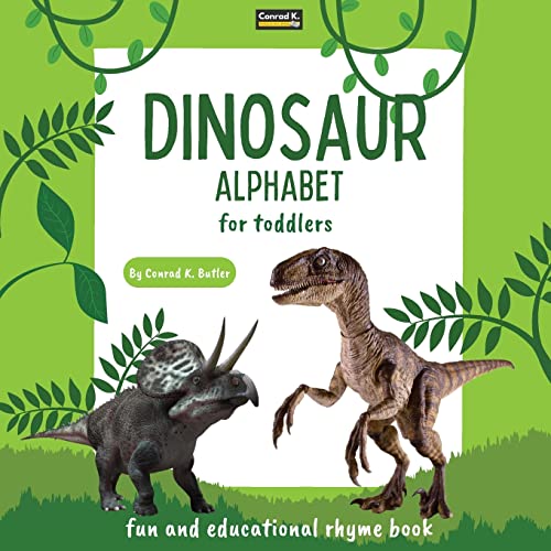 Dinosaur Alphabet for Toddlers: ABC rhyming book for kids to learn the ...