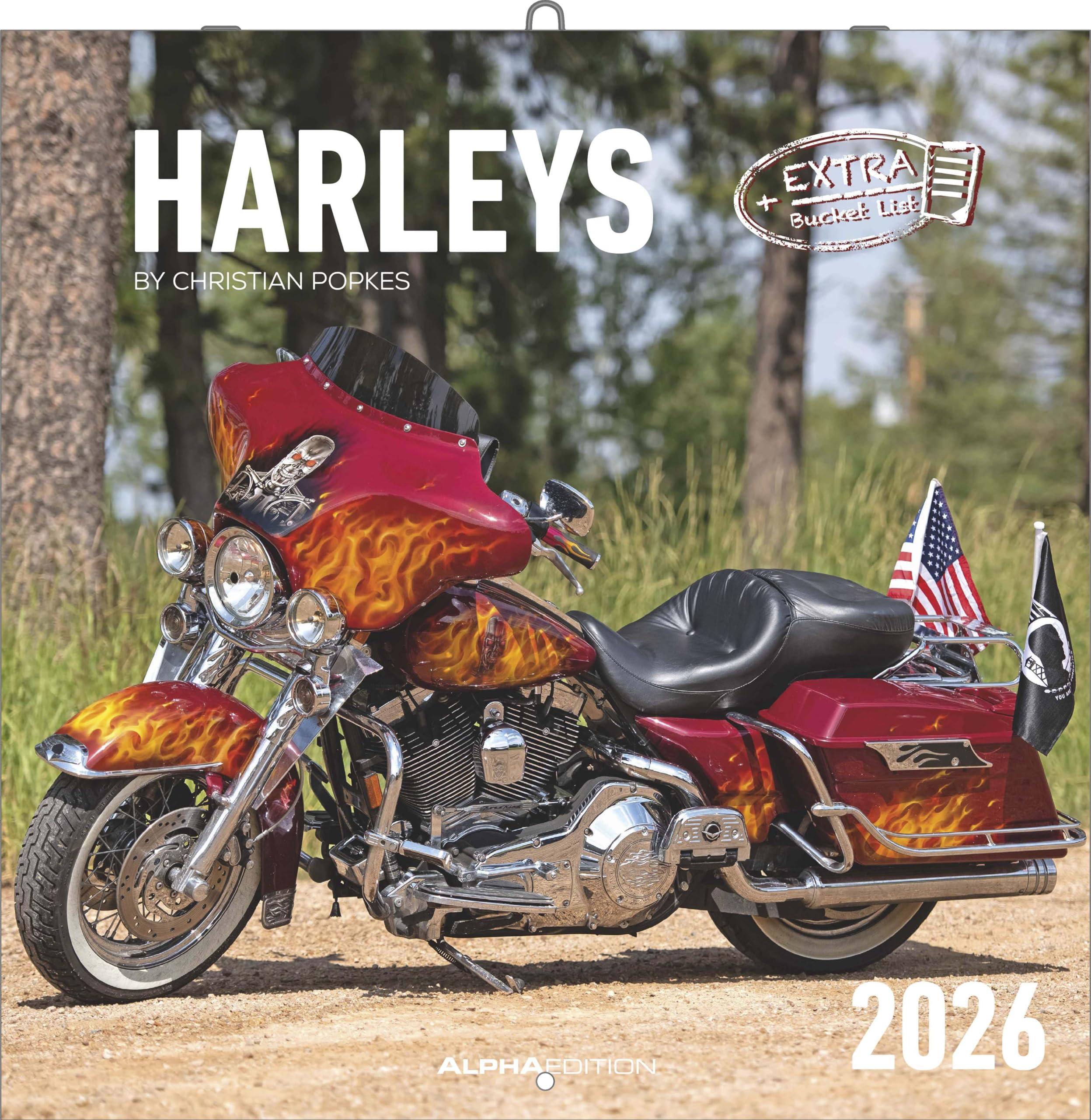 Harleys 2026 - Broschürenkalender 30x30 cm (30x60 geöffnet) - Kalender ...