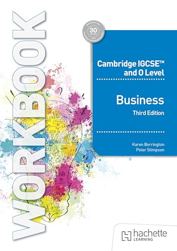 Cambridge IGCSE and O Level Business Workbook Third Edition von unbekannt