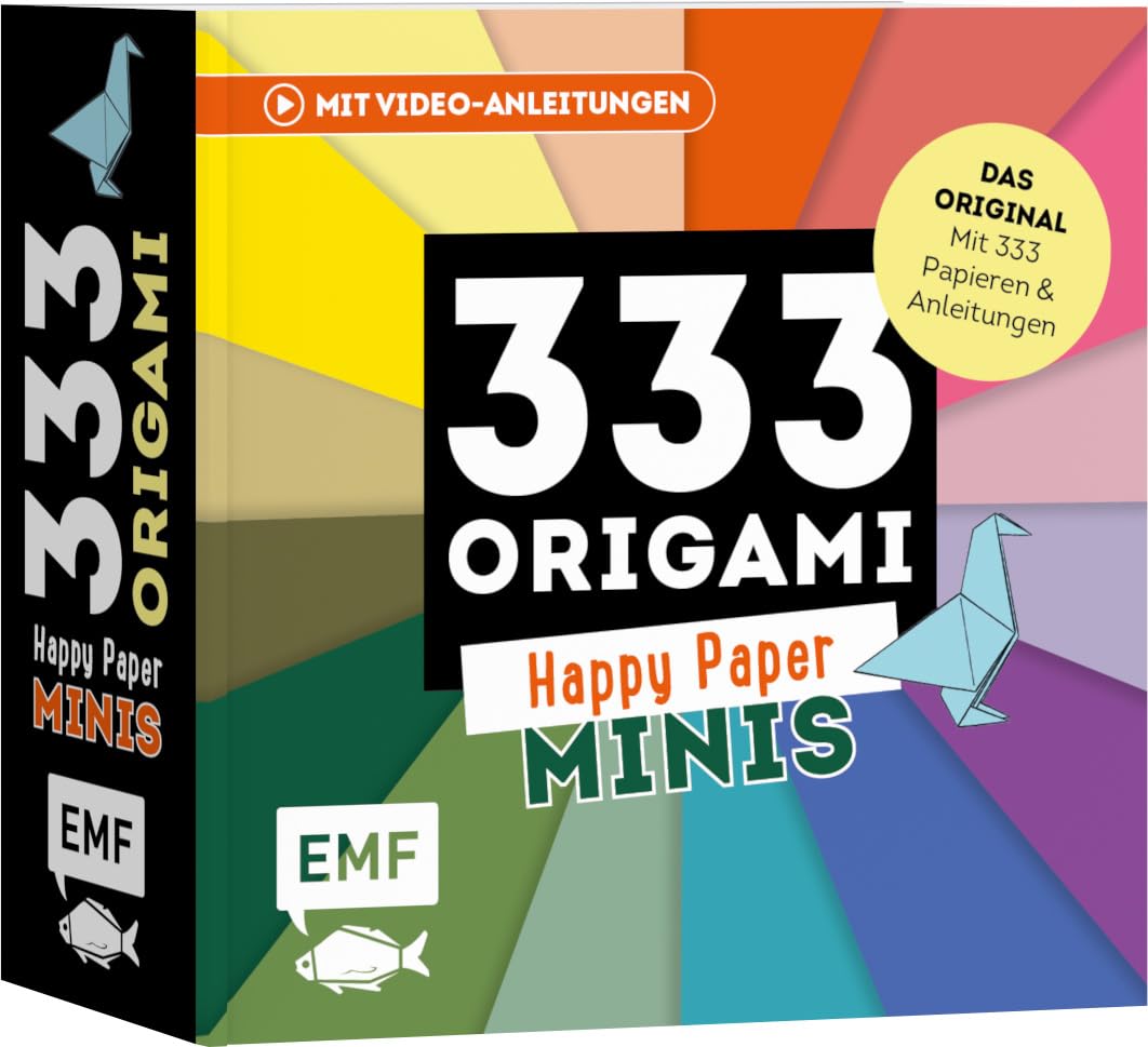 333 Origami Minis – Happy Paper – Dein dekorativer Wendeblock zum ...