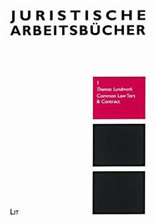 COMMON LAW TORT Contract de Thomas Lundmark | Livre | état très bon EUR ...