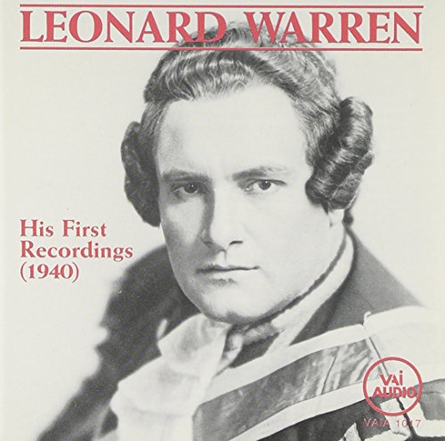 Leonard Warren His First Recordings 1940 von Leonard Warren - Audio CD