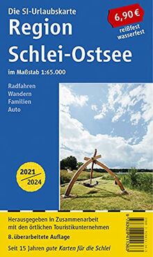 Region Schlei-Ostsee, wasserfest: Gesamtkarte der Region Schlei (Angeln ...