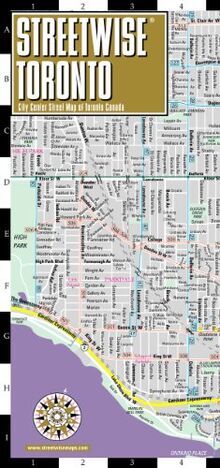 Streetwise Toronto Map - Laminated City Center Street Map of Toronto ...
