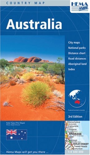 Australia 1 : 4 500 000: National Parks. Town Index. Aboriginal Land ...