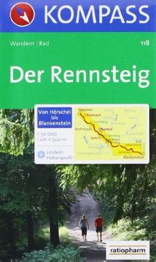 Der Rennsteig 1 : 50 000: Hörschel - Blankenstein. Wander- und ...