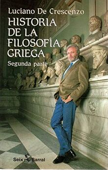 HISTORIA DE LA filosofía griega II de Crescenzo, Luciano De | Livre | état bon EUR 8,52 ...