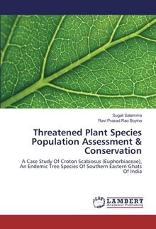 Threatened Plant Species Population Assessment & Conservation: A Case ...
