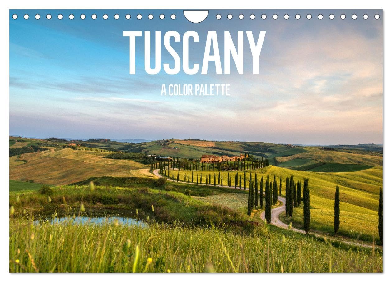 Tuscany A color palette (Wall Calendar 2026 DIN A4 landscape), CALVENDO ...