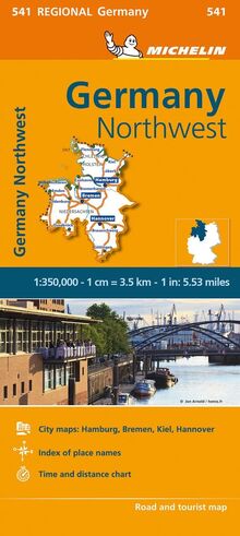 Michelin Germany Northwest de Michelin - map