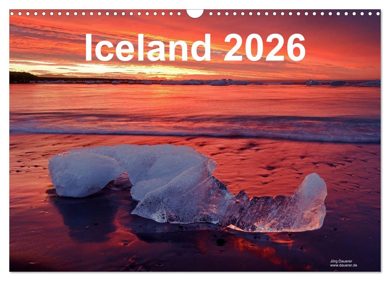 Iceland 2026 (Wall Calendar 2026 DIN A3 landscape), CALVENDO 12 Month ...