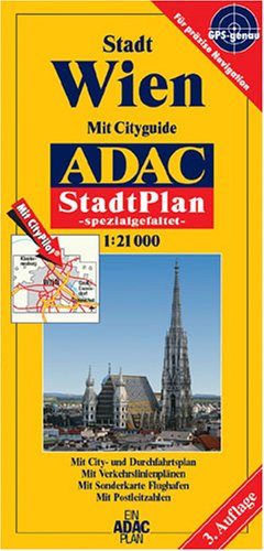 ADAC StadtPlan Wien 1 : 21 000. Spezialgefaltet: Mit City- und ...