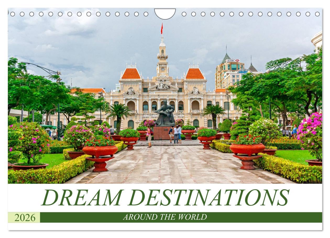 Dream destinations around the world (Wall Calendar 2026 DIN A4 ...