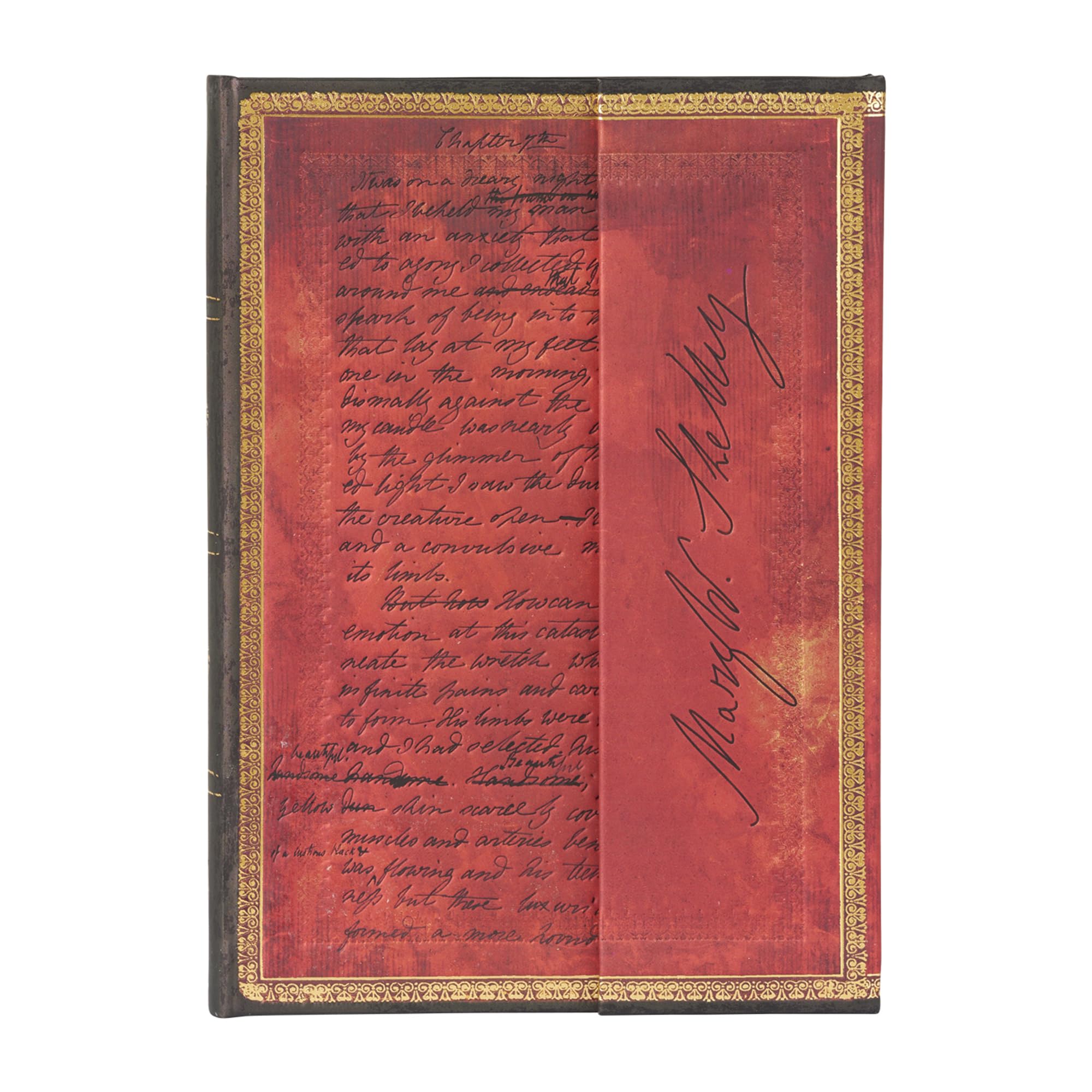 Carnet rigide Paperblanks Mary Shelley, Frankenstein Midi Ligné 144p ...