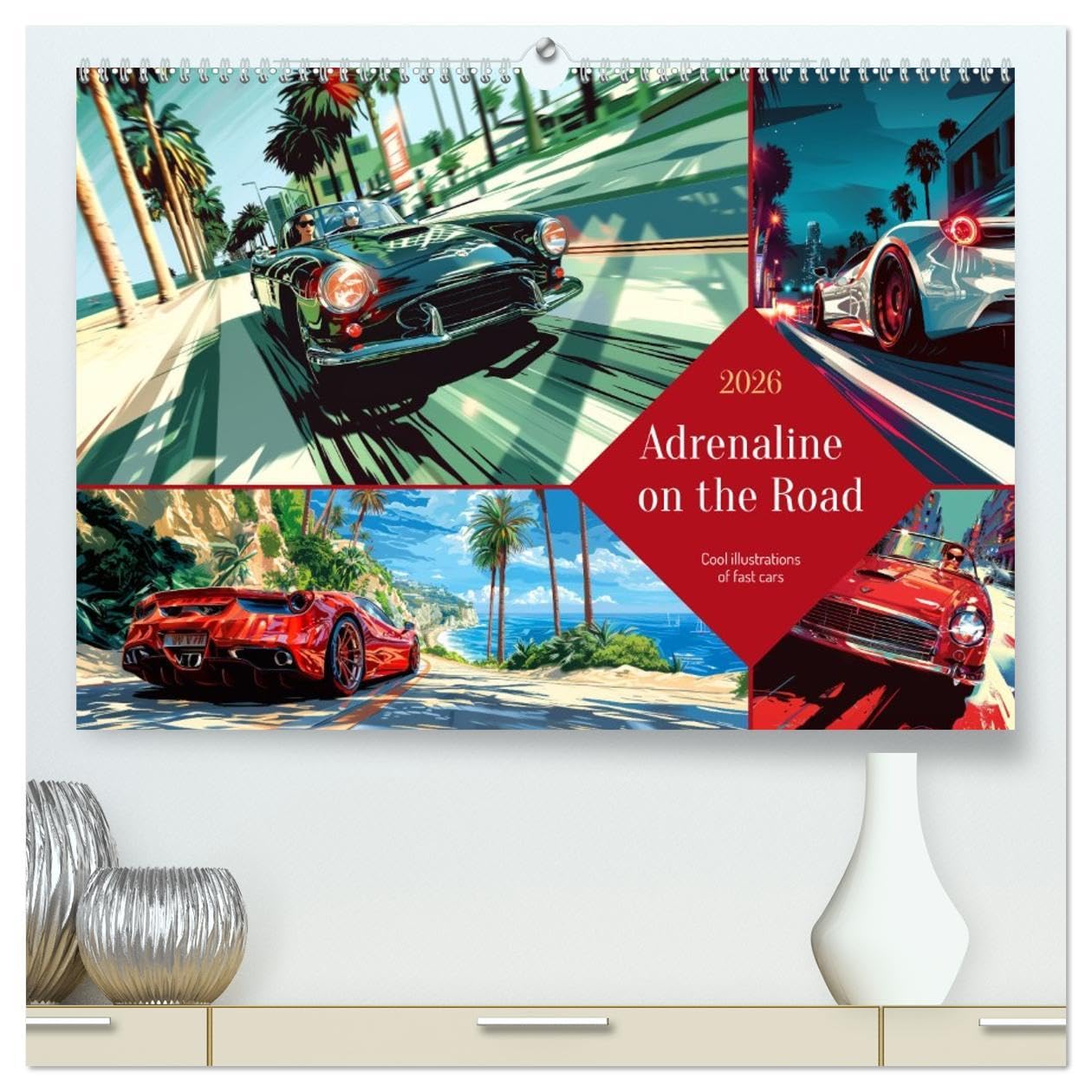 Adrenaline on the Road (High Quality Premium Wall Calendar 2026 DIN A2 ...