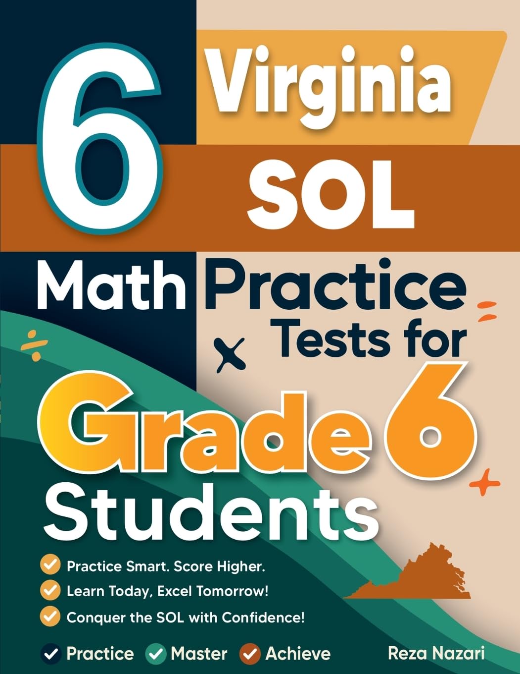 6 Virginia SOL Math Practice Tests for Grade 6 Students de Nazari ...