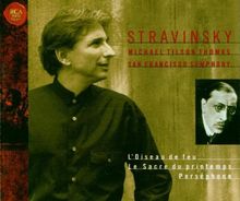 STRAVINSKY: LOISEAU DE Feu von Michael Tilson Thomas de ... | CD | état ...