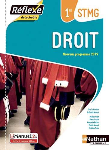Droit, 1re STMG : i-manuel 2.0, livre + licence élève : nouveau programme 2019 de Collectif - Poche