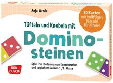 Tüfteln und Knobeln mit Dominosteinen. 30 Karten mit kniffligen Rätseln ...