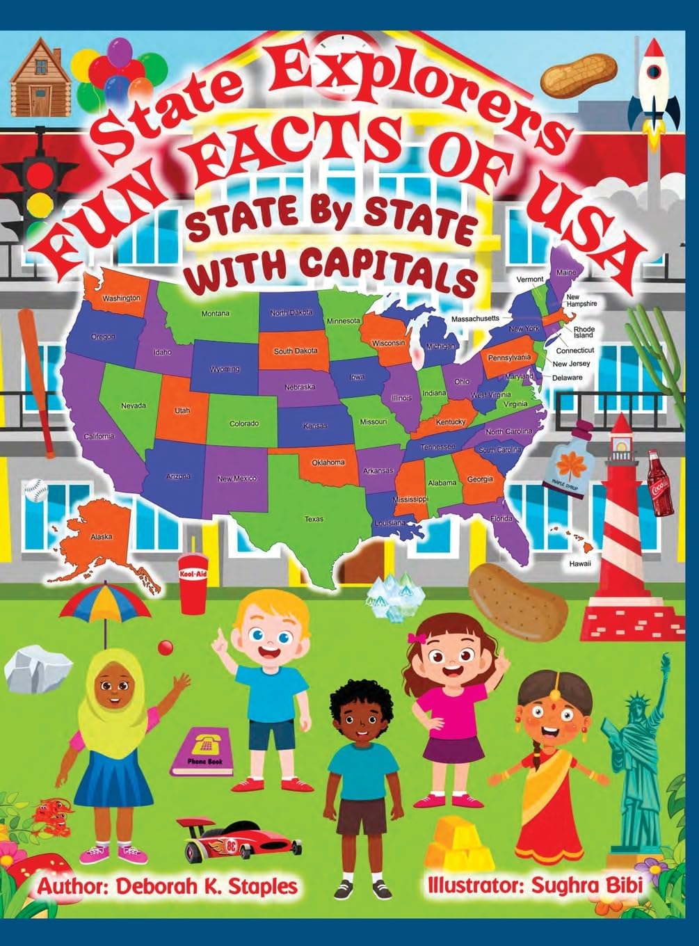 State Explorers: Fun Facts of USA State By State With Capitals von ...