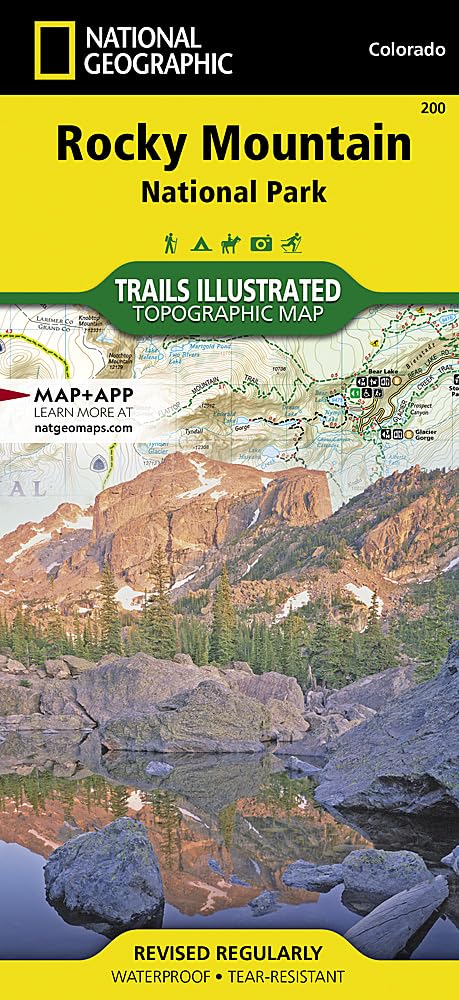 National Geographic Trails Illustrated Map Rocky Mountain National Park ...