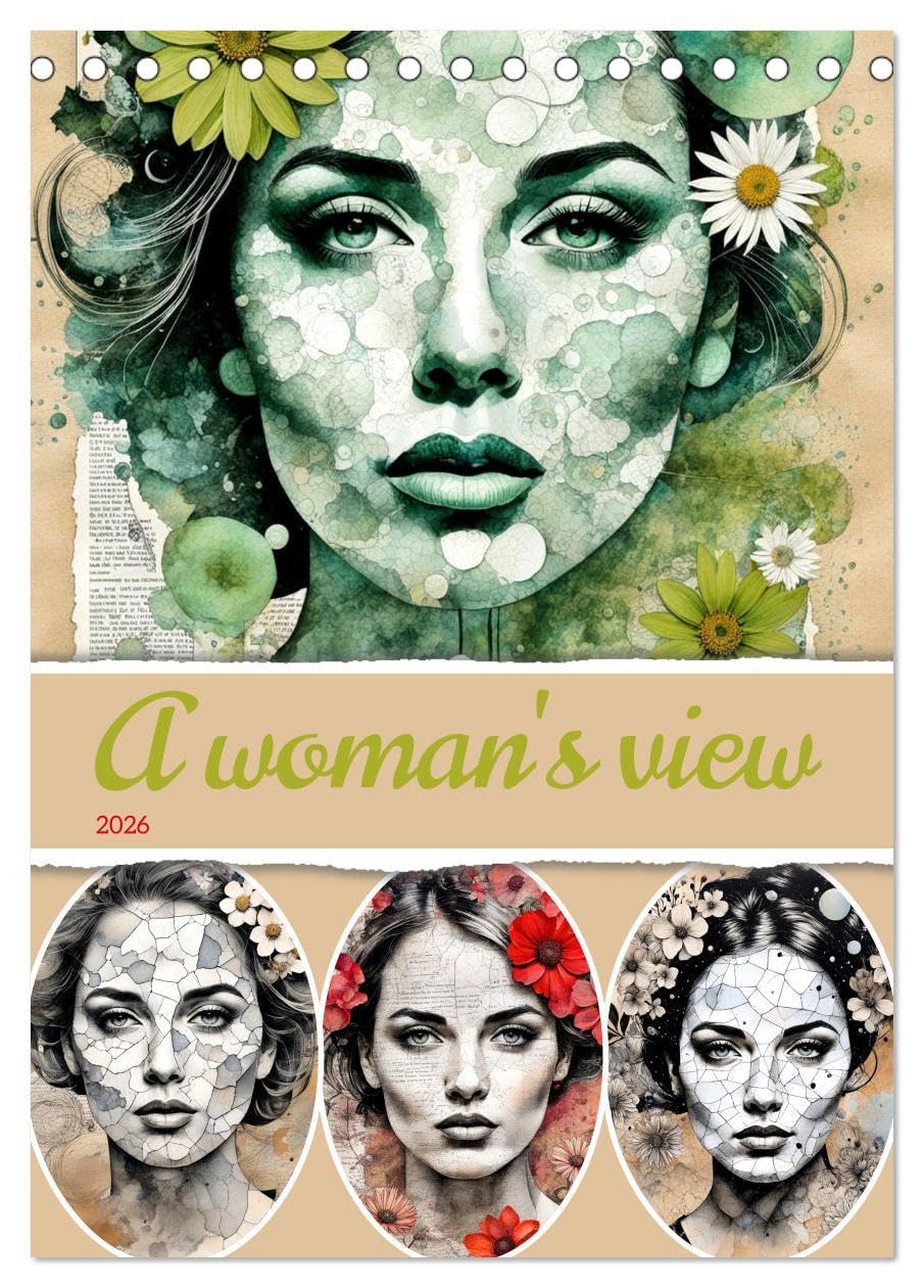 A woman's view (Desk Calendar 2026 DIN A5 portrait), CALVENDO 12 Month ...