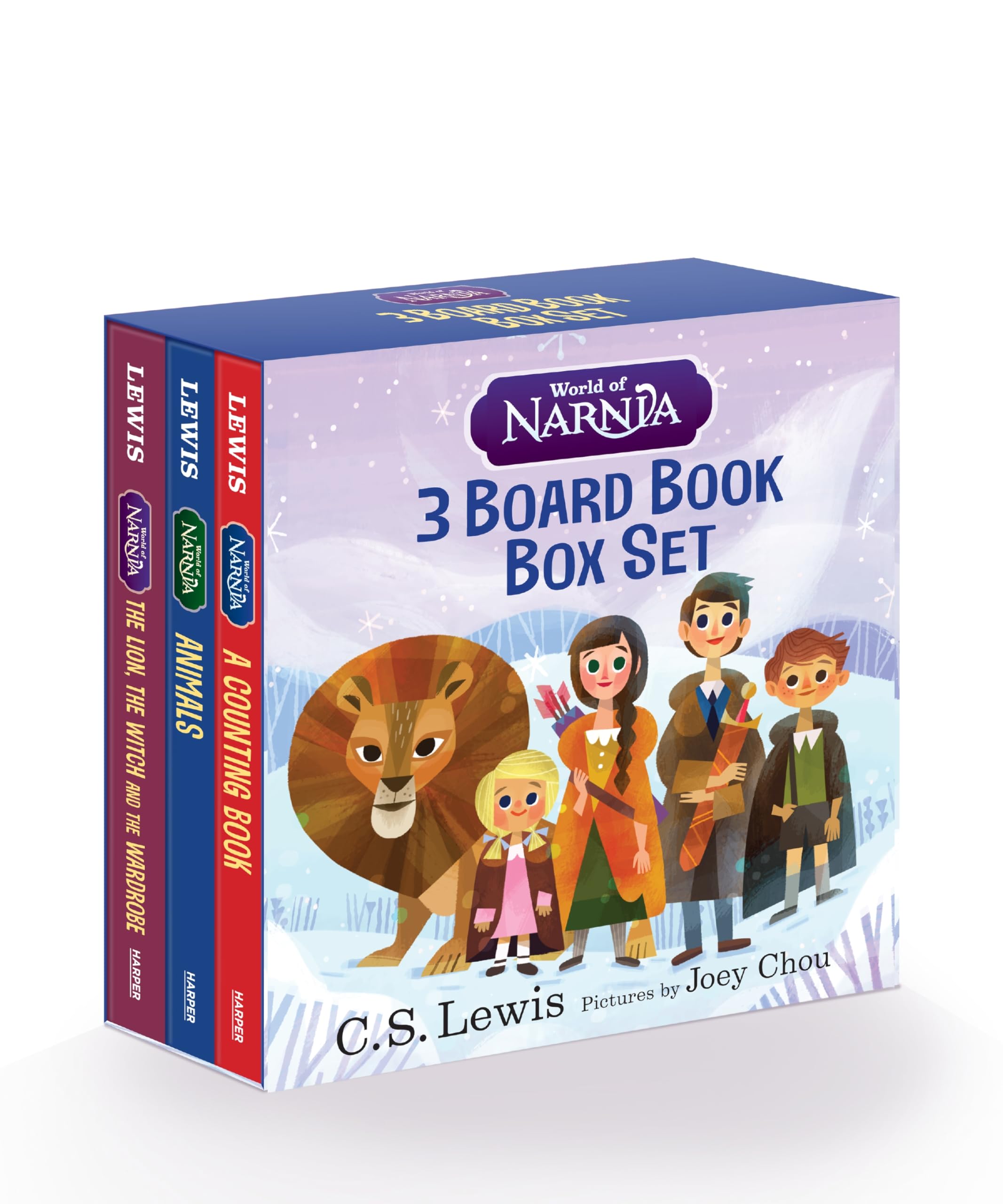 World of Narnia: 3 Board Book Box Set: The Lion, the Witch, and the ...