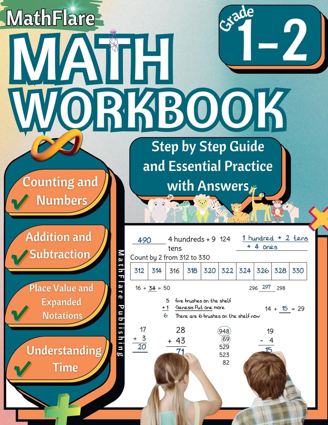 MathFlare - Math Workbook 1st and 2nd Grade: Math Workbook Grade 1-2 ...