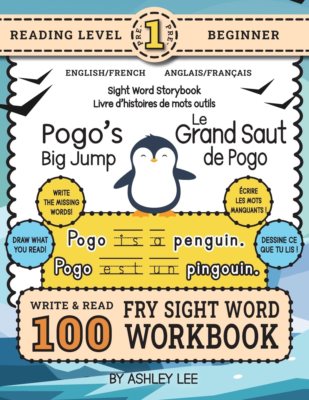 100 Sight Word Storybook Workbook, Pogo's Big Jump (Level Pre-1 ...